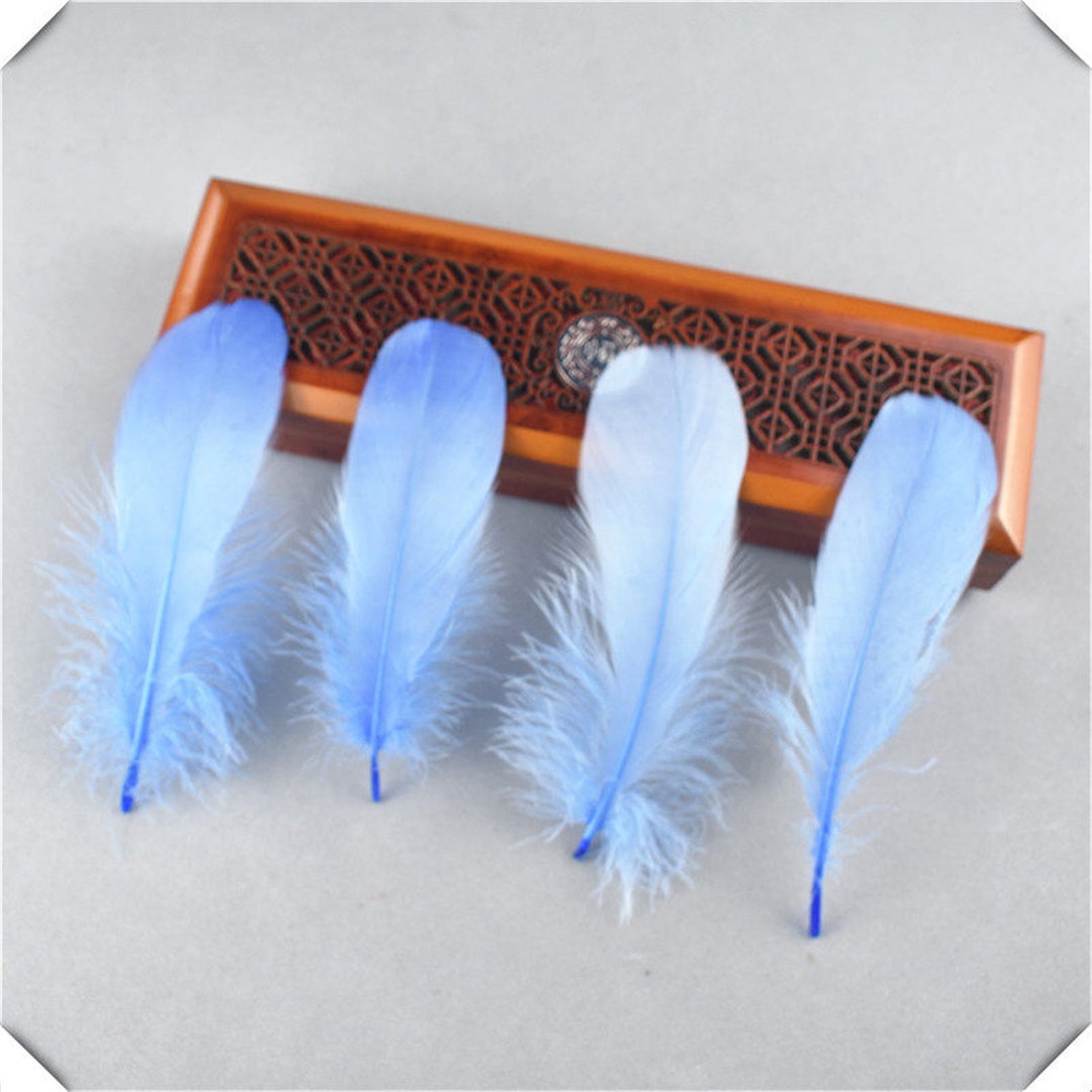 High Quality Natural Color Dyed Goose Feathers 100pcs/lot 13-18CM 5 ...
