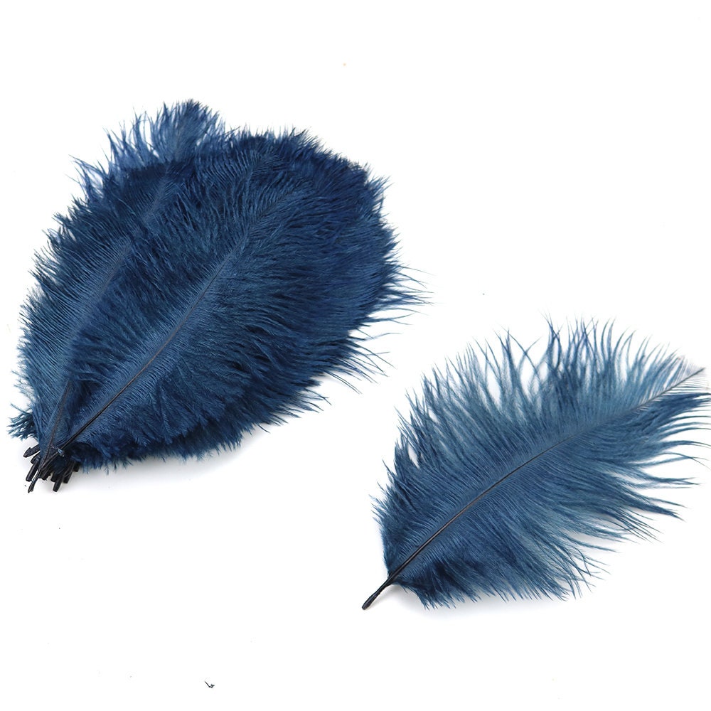 100 PCS Navy Ostrich Feather Wedding Party Prom Charity Party - Etsy