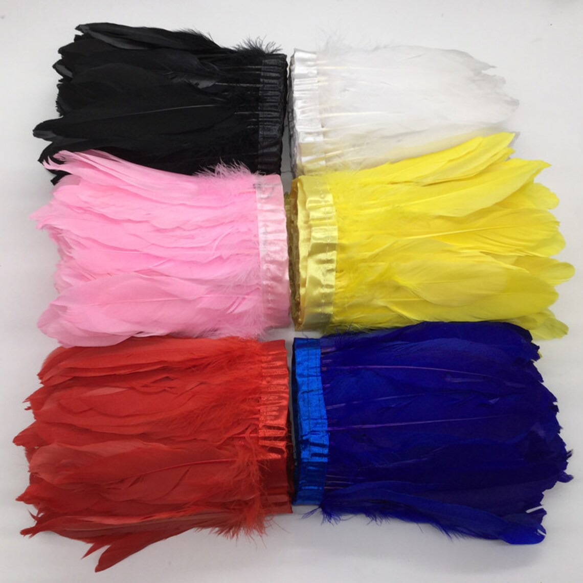 Handmade Clothes Modified Multi-colored Goose Feathers Cut 10 - Etsy