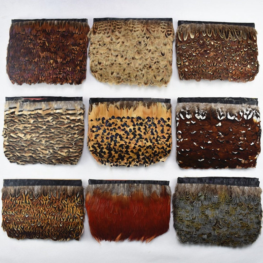 Handmade 10 Meter Natural Feathers Lace Diy Trims Fringe Ribbon Trim ...