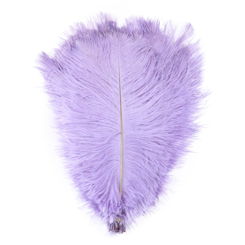 100 PCS Light Purple Ostrich Feather Wedding Party Prom - Etsy
