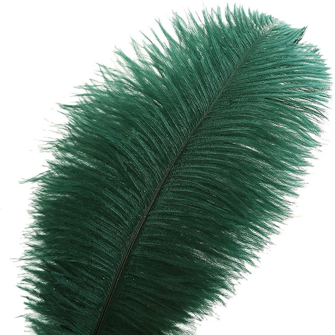 50pcs Discount Item Olive Green Ostrich Feather for Wedding Table ...