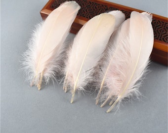 High Quality Natural Color Dyed Goose Feathers 100pcs/lot 13-18CM 5 ...