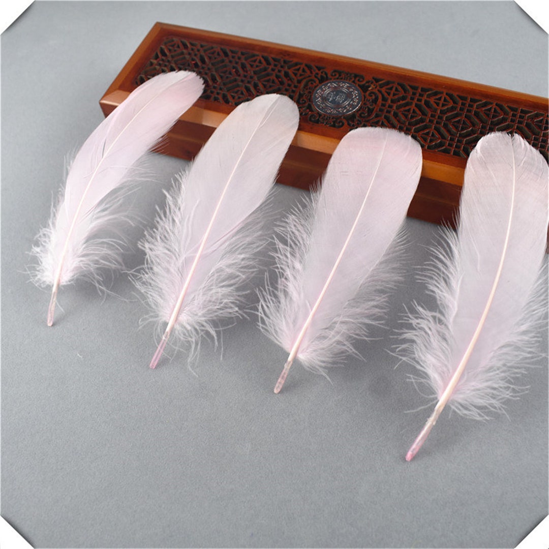 High Quality Natural Color Dyed Goose Feathers 100pcs/lot 13-18CM 5 ...