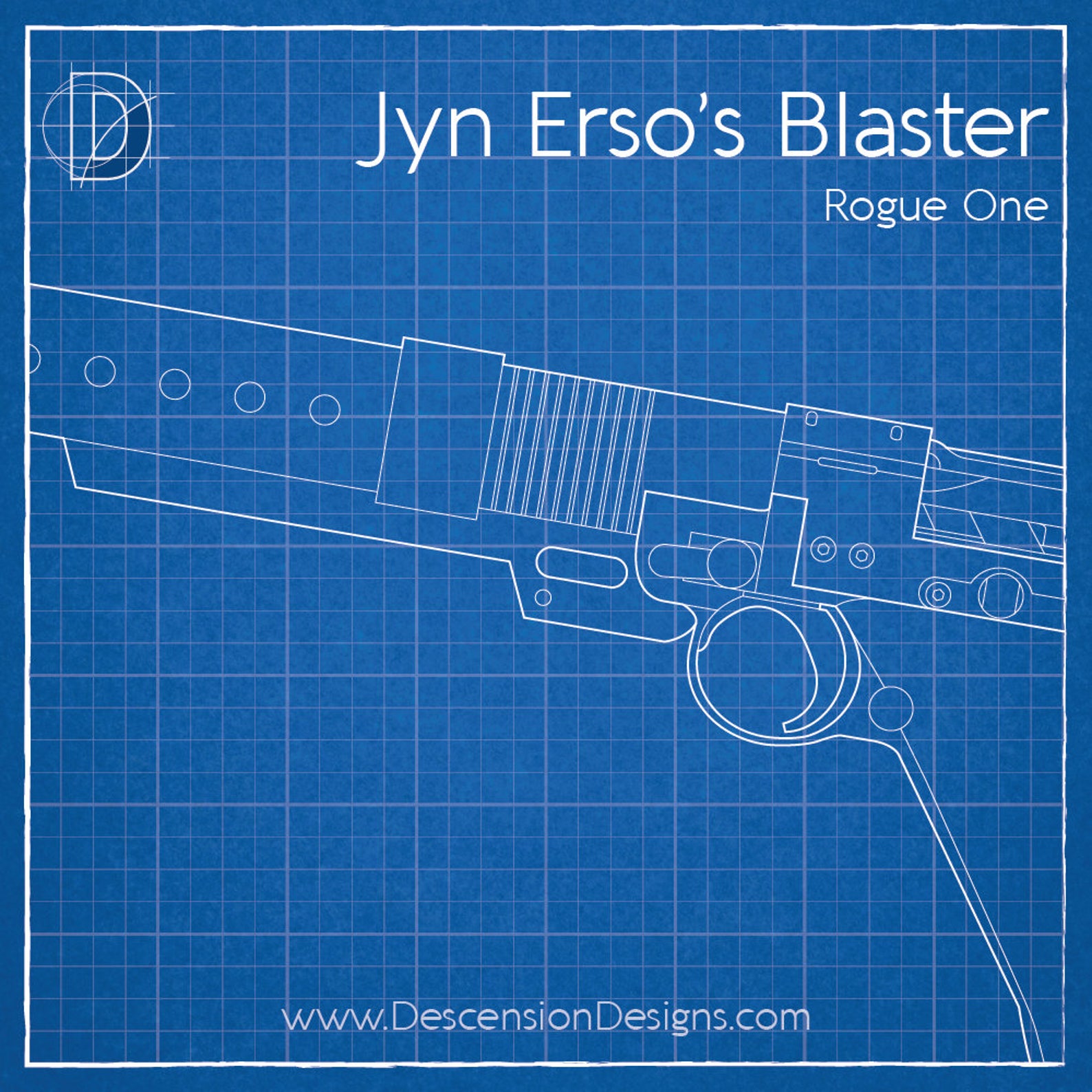 Rogue One Jyn Erso Blaster Pattern - Etsy
