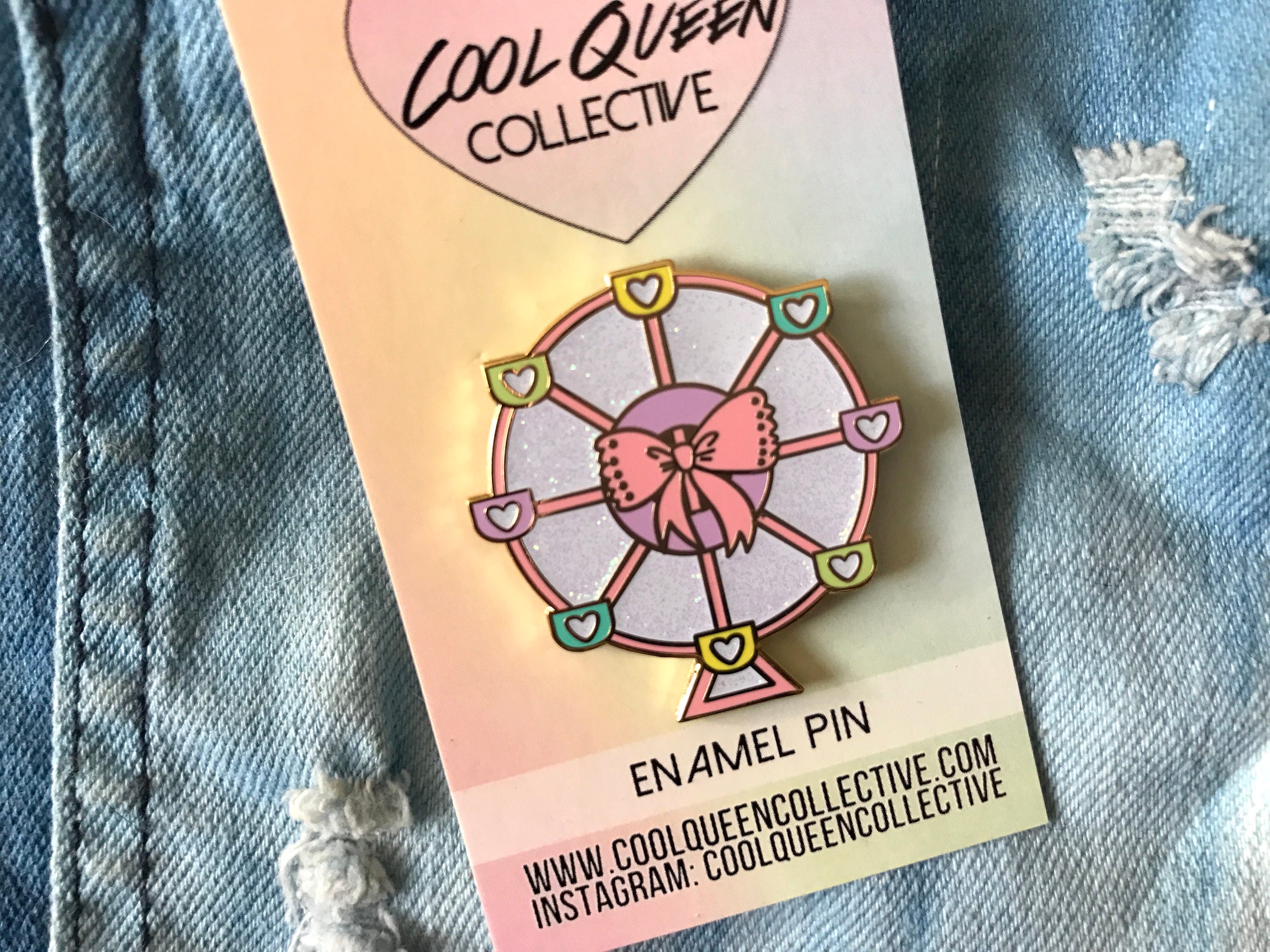 Ferris Wheel V. 2 Enamel Pin - Etsy
