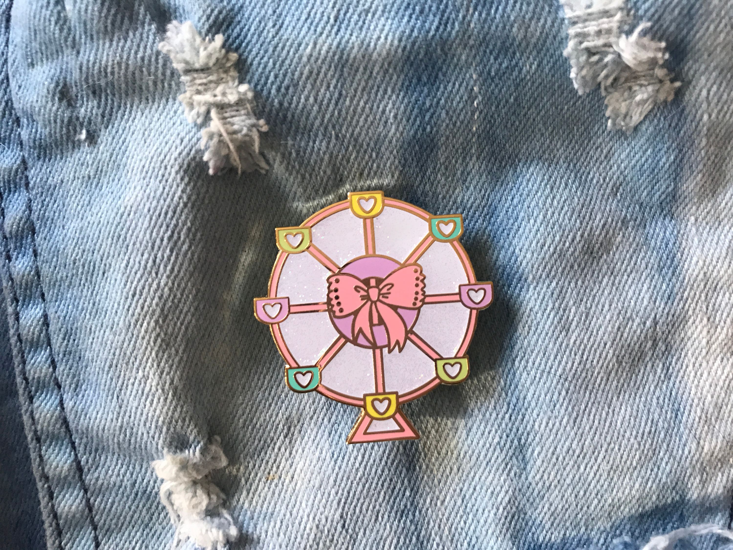 Ferris Wheel V. 2 Enamel Pin - Etsy