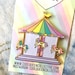 Carousel Glitter Enamel Pin - Etsy
