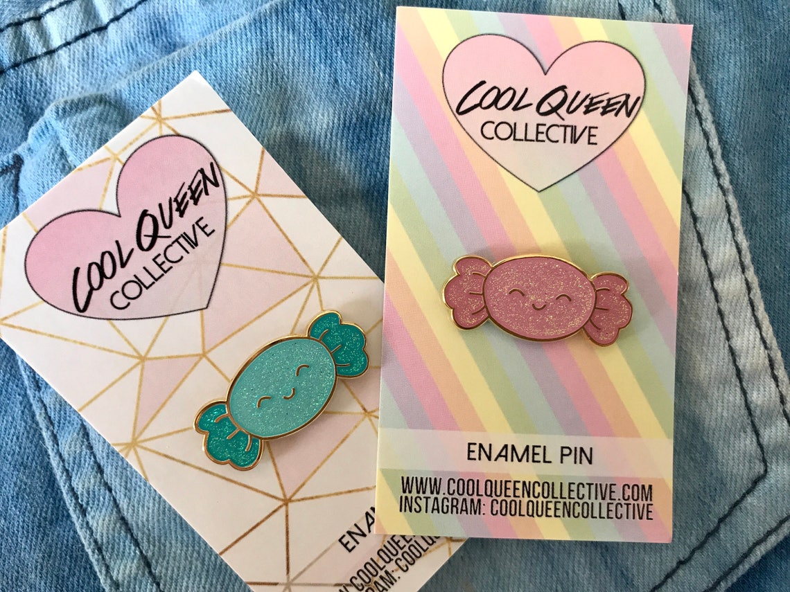 Candy Kawaii Enamel Pin - Etsy