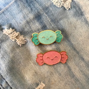 Candy Kawaii Enamel Pin - Etsy