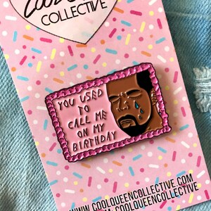 Drake on Cake Enamel Pin - Etsy