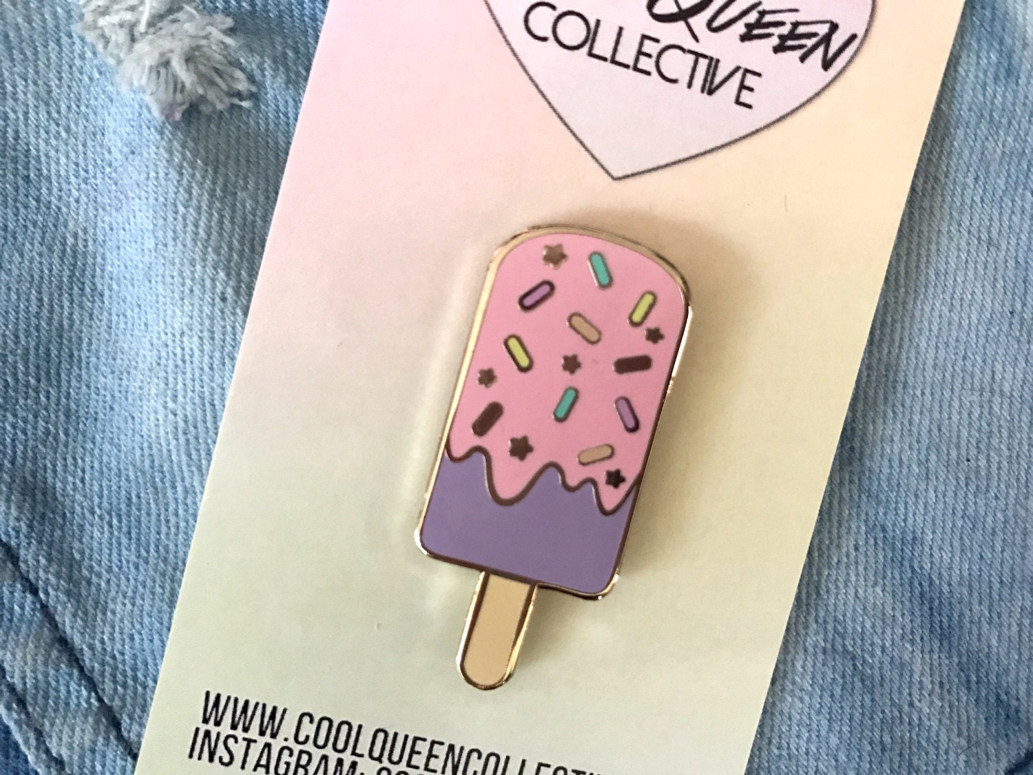 Popsicle Sprinkles Kawaii Enamel Pin - Etsy