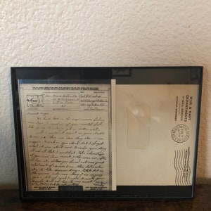 Original World War 2 V-mail Letter With Original Postmarked Envelope ...