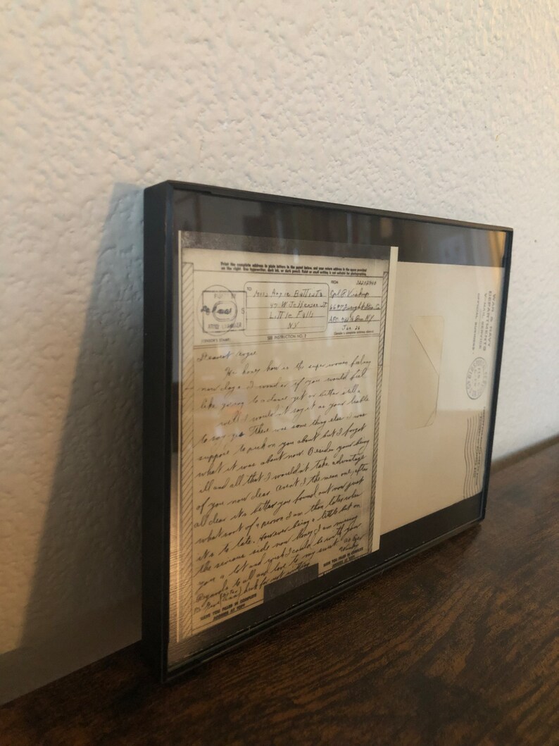 Original World War 2 V-mail Letter With Original Postmarked Envelope ...