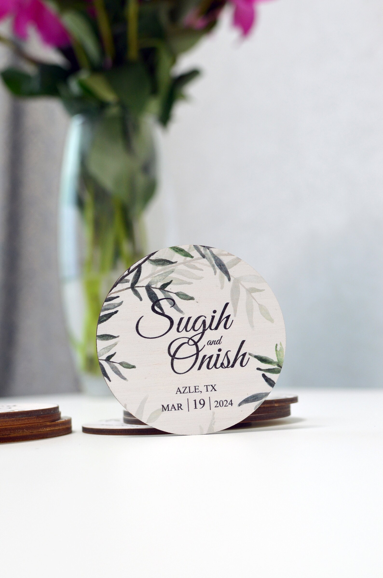 Wedding Coasters Wooden Coasters Personalized Coaster Custom - Etsy