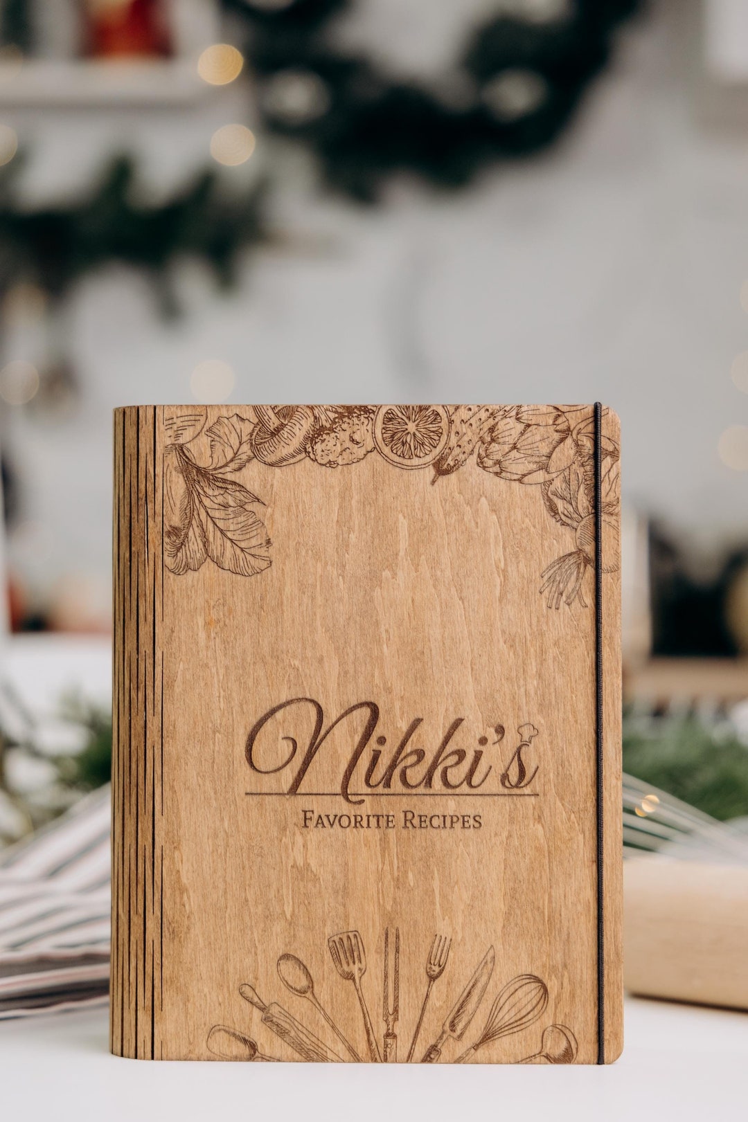 Personalized Plywood Recipe Book: Heirloom Family Cookbook - Etsy