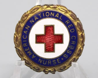 Red Cross Pin - Etsy