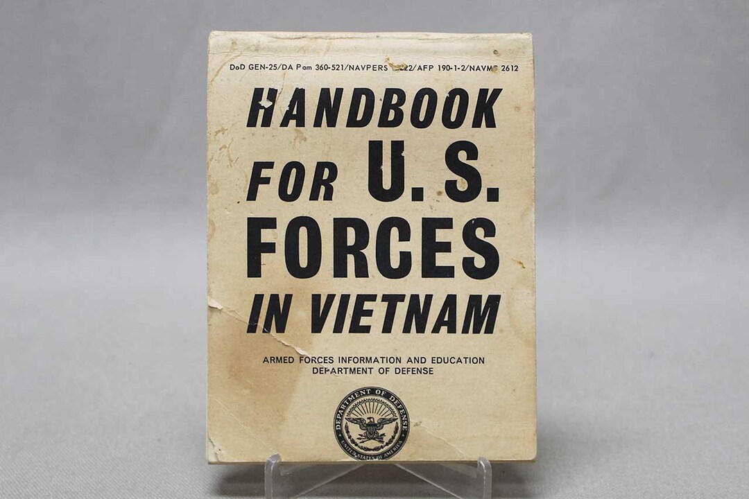 US Forces in Vietnam Handbook 1966 . BOOK185 - Etsy