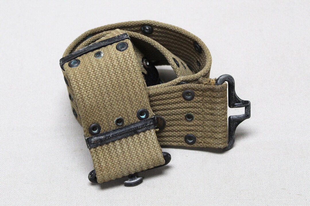 US Army Combat Web Belt Ww2-korea . FLU3540B - Etsy