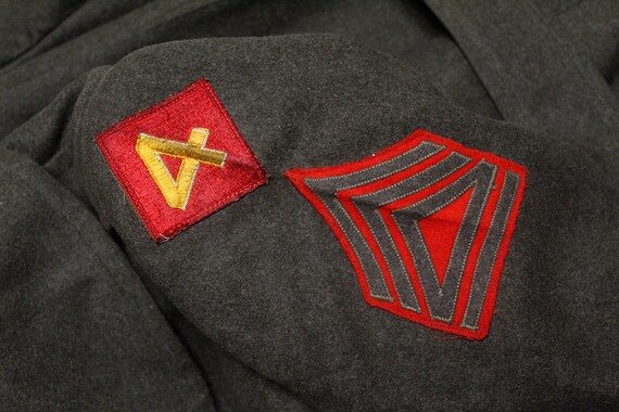 WW2 USMC Winter Wool Overcoat 4th Div 2-S . UA953 - Gem