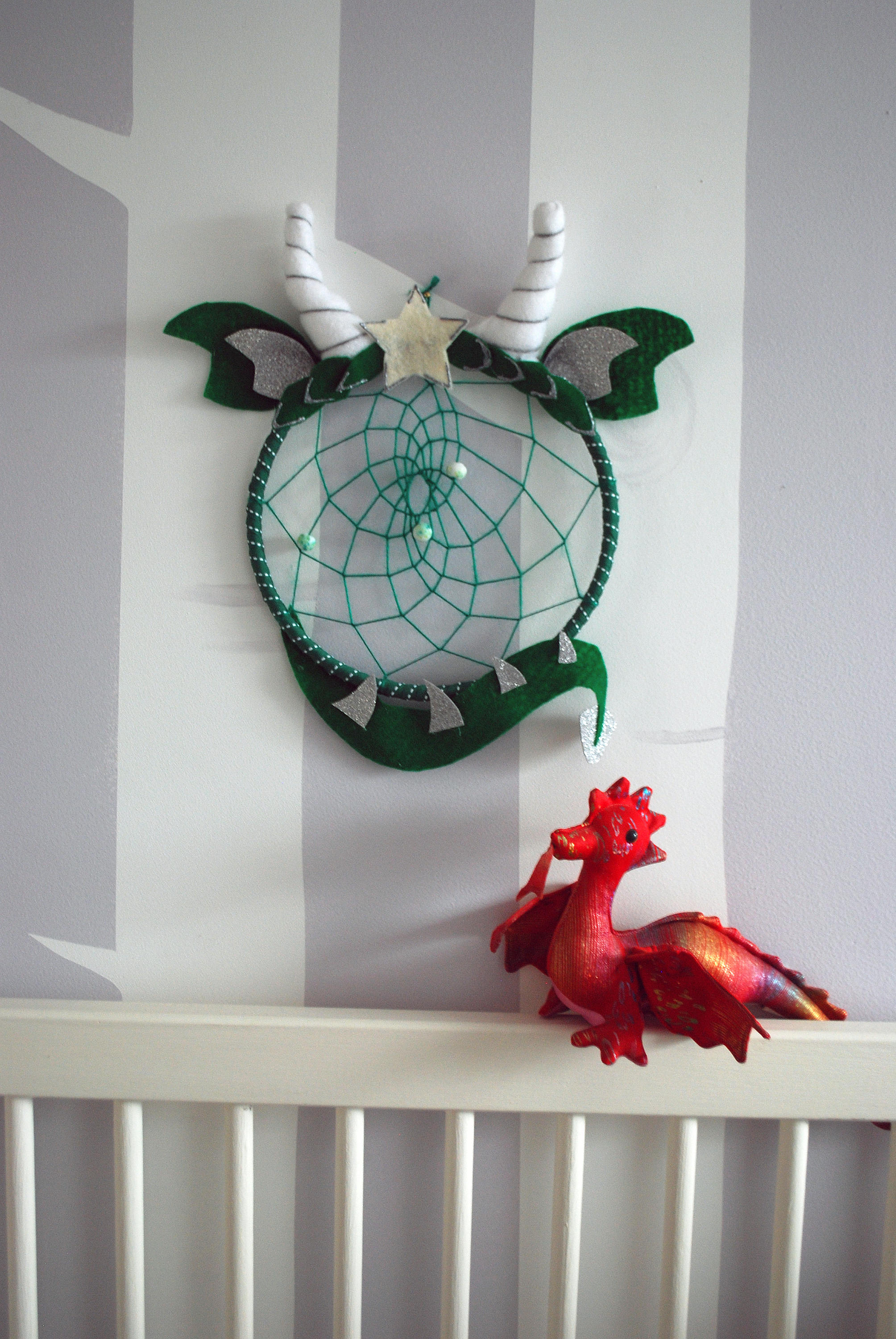Dragon Dream Catcher Dinosaur Dream Catcher Nursery/bedroom - Etsy UK