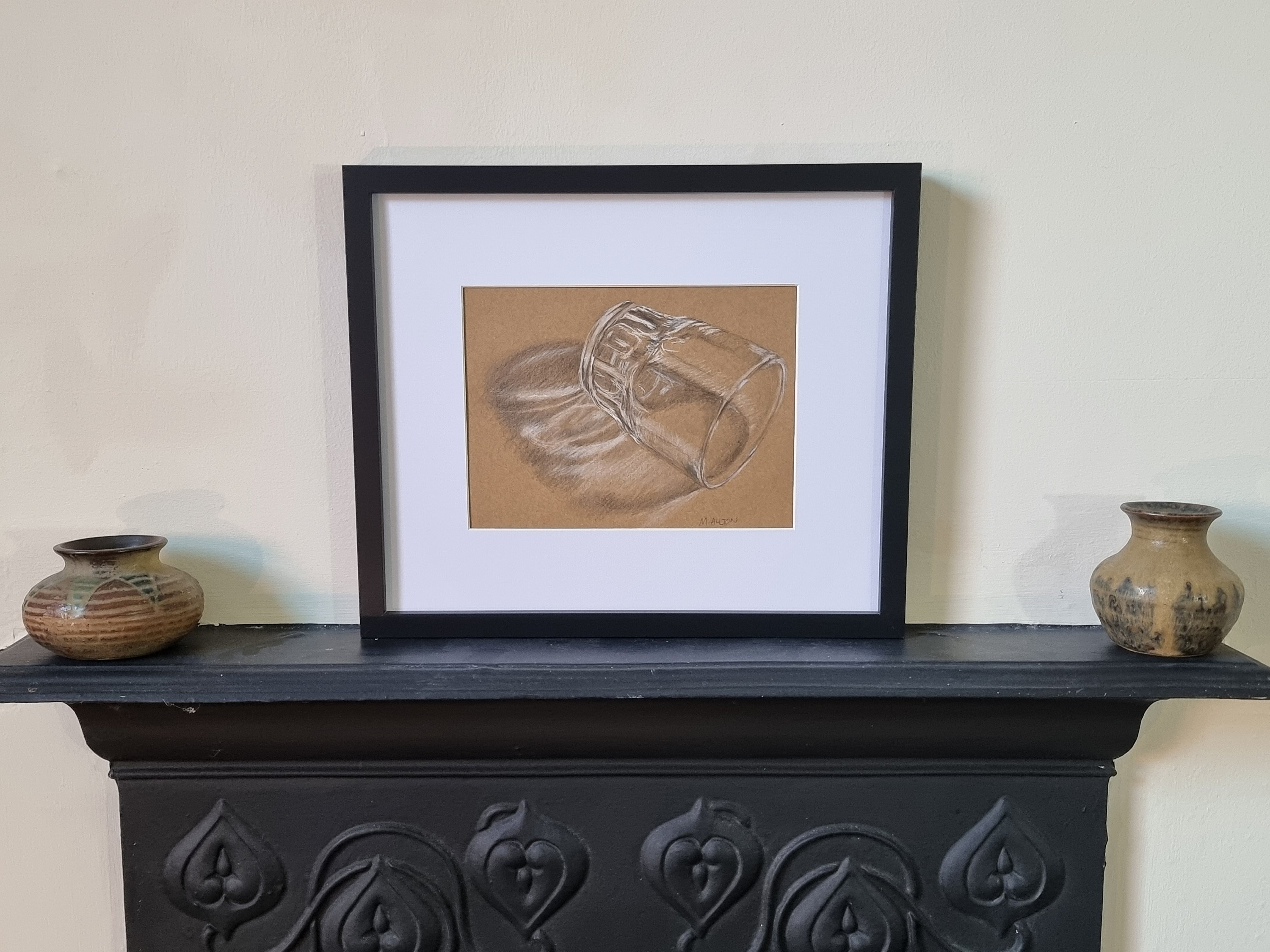 Glass Original Coloured Pencil Sketch By Matthew Allton Etsy