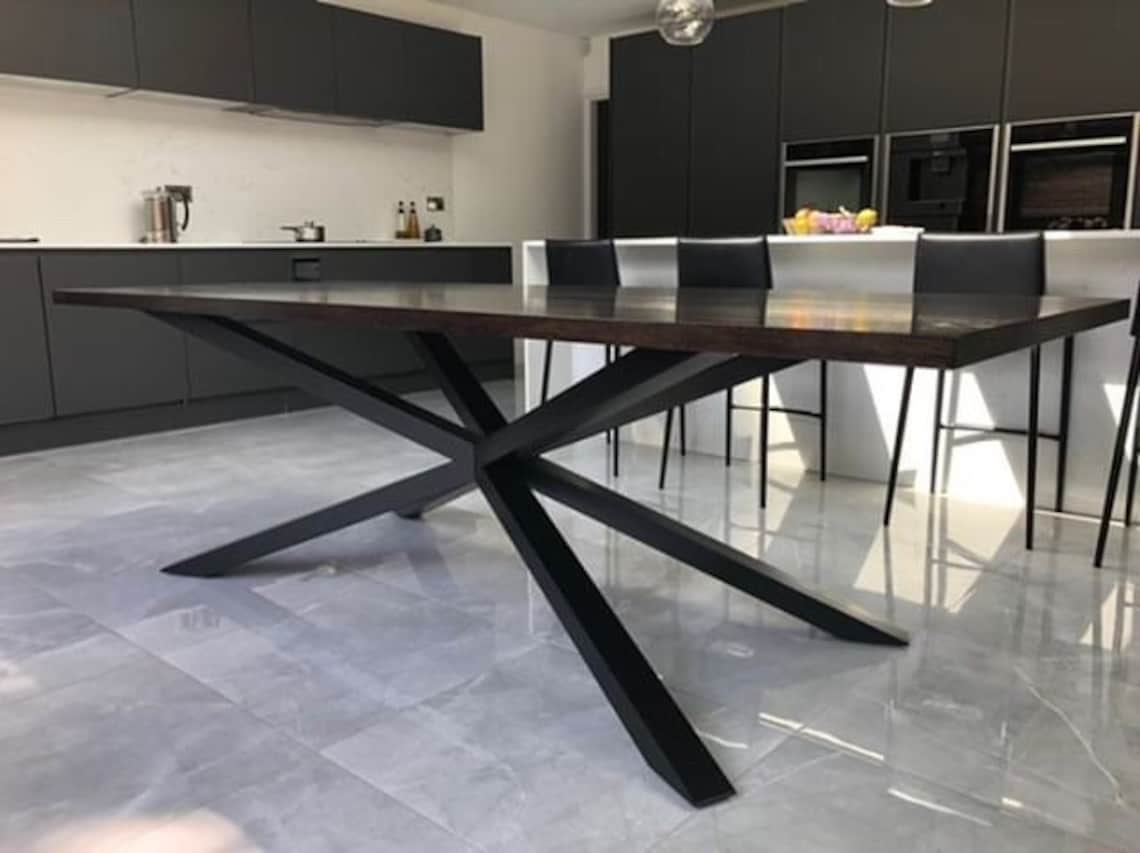 Base de mesa Base de mesa de comedor Mesa Base de metal - Etsy México