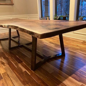 Sturdy Metal Table Base - Perfect for Heavy Marble, Stone, and Wood ...