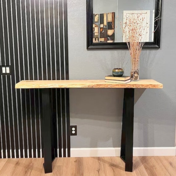 Entryway Table Legs Metal Table Legs Narrow Console Legs Bedroom Bench Legs Sofa Table Legs Modern Desk Legs Set of 2 YAKO 80.20 Etsy