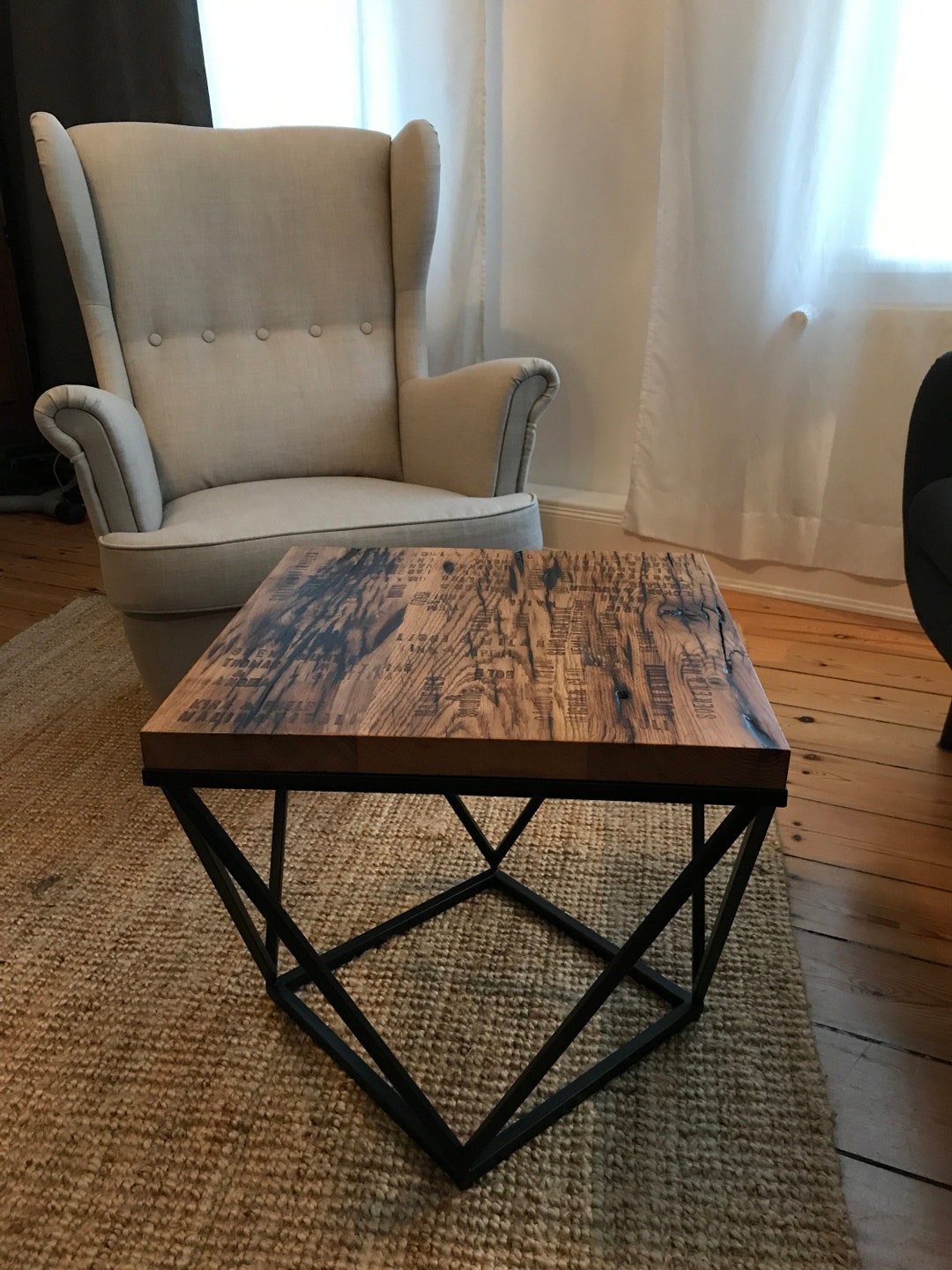 Coffee Table Base , Bedside Table , DIY , Modern Design , Powder ...
