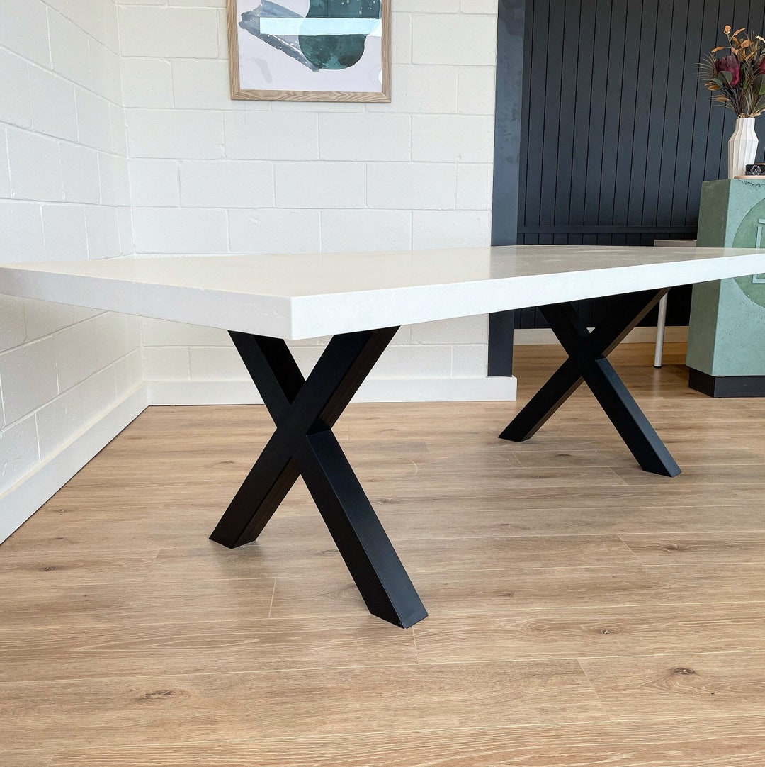 Metal Dining Table Legs. Heavy Duty Modern Desk Legs Heavy - Etsy