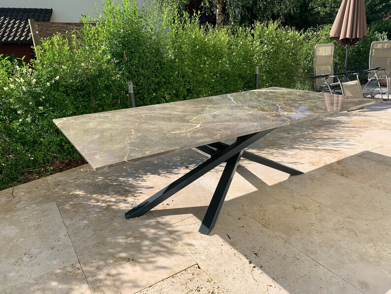 Table Base Industrial Table Base Additional Connecting Bars - Etsy