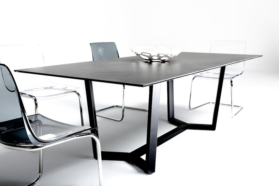 Mesa de comedor Base de metal Mesa Base de mesa Hecho a | Etsy