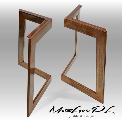 Golden Table Legs Steel Table Legs set of 2 Dining Table - Etsy Australia