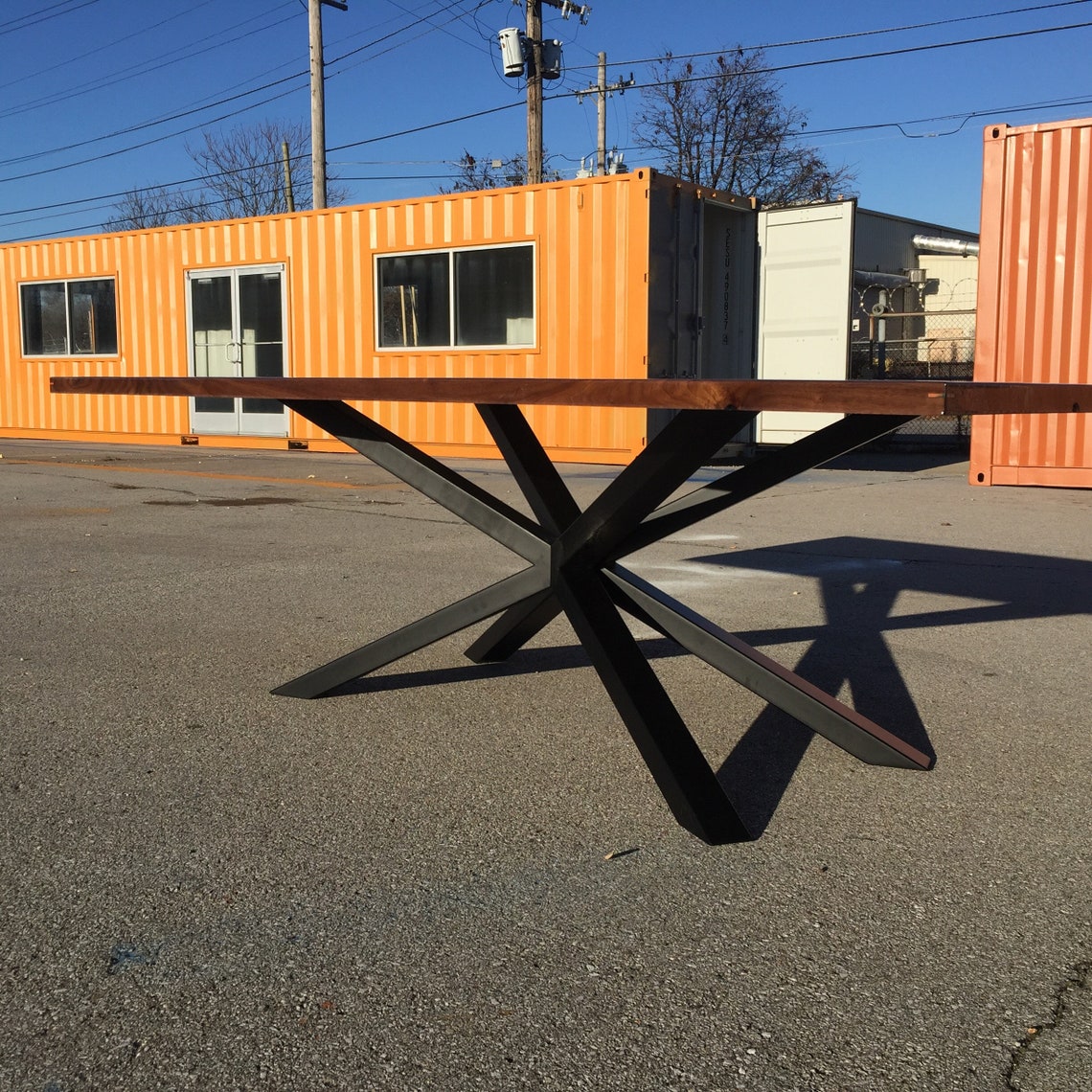Base de mesa Base de mesa de comedor Mesa Base de metal - Etsy México