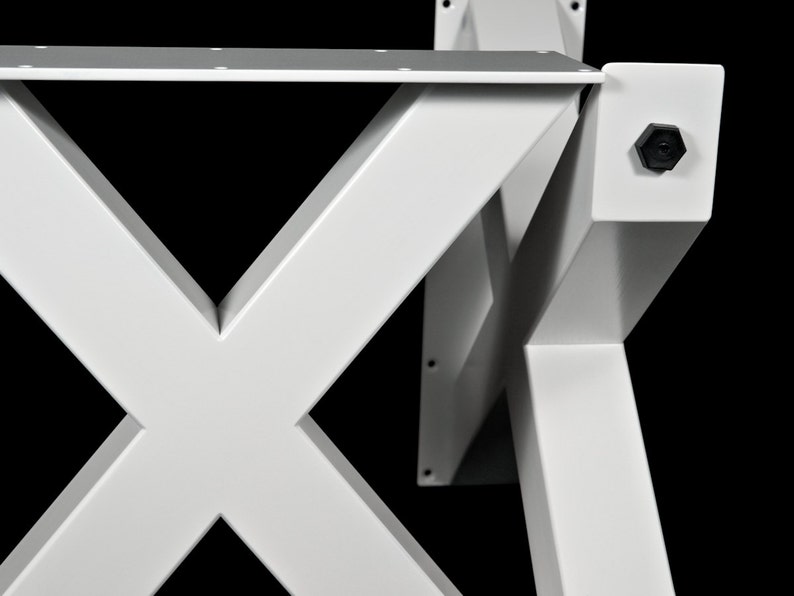 Metal Table Legs Bench Legs X Shape Legs Desk Legs Set of - Etsy