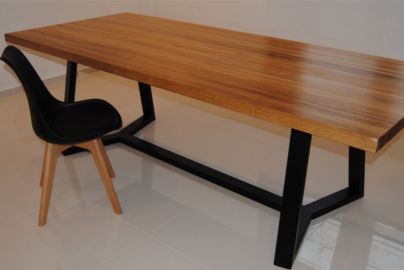 Modern Farmhouse Table Base, Handmade Steel Kitchen Table Base ...