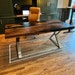 Modern Desk Legs Home Office Desk With Metal Legs. Dining Steel Legs X ...