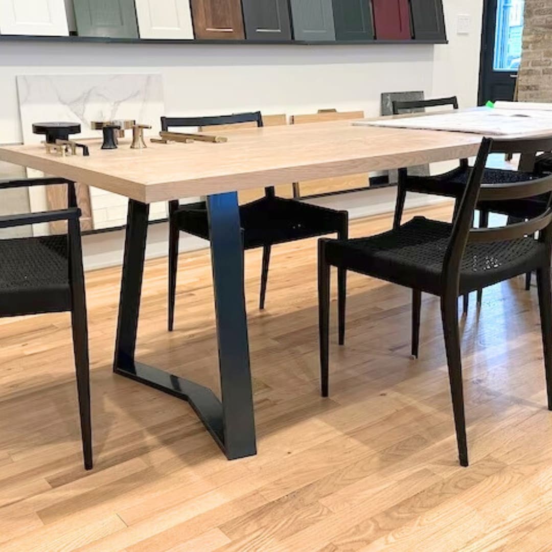 Trapezoid Metal Legs, Bar Height Legs, Bench Legs, Console Table Legs ...