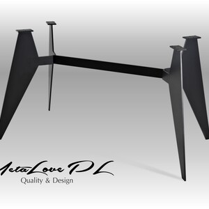 Industrial Table Base, Modern Design, Metal Base, Handmade, Furniture ...