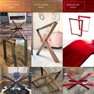 Modern Desk Legs Home Office Desk With Metal Legs. Dining Steel Legs X ...
