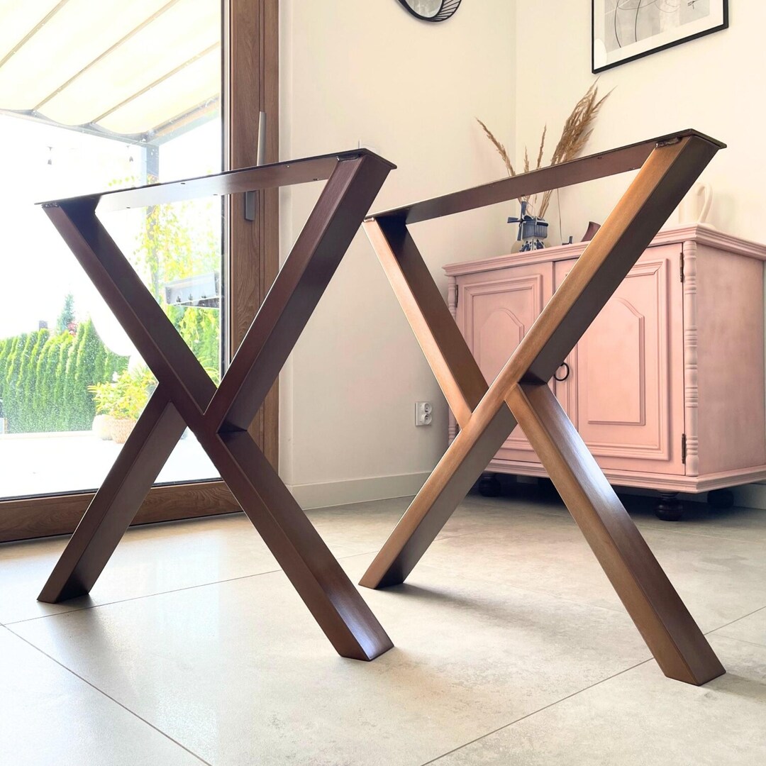 Modern Desk Legs, X Dining Table Legs, Bench Legs, Coffee Table Legs ...