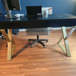 Decorative Desk Legs for Live Edge Work Table Home Office Desk Legs for ...