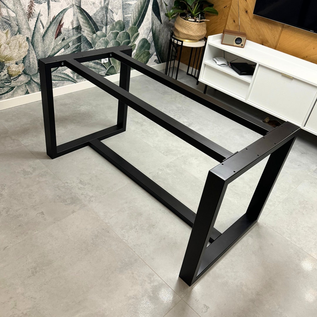Sturdy Metal Table Base, Dining Table Base, Modern Farmhouse Kitchen ...