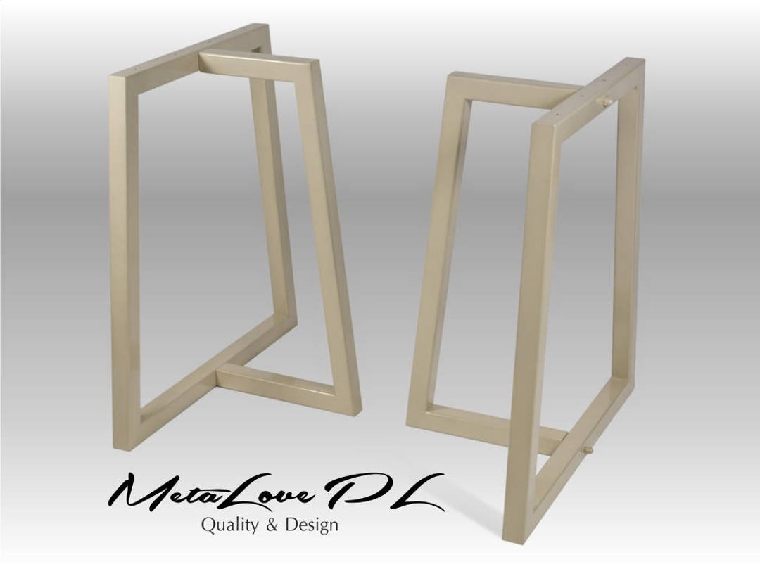 Home Office Desk Legs, Contemporary Mudroom Bench Legs, Modern Metal ...