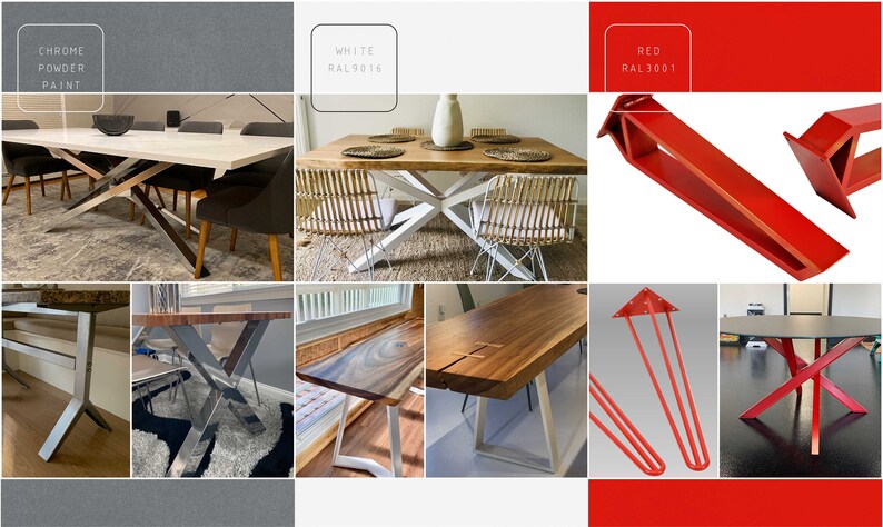 Table Base Industrial Table Base Additional Connecting Bars - Etsy