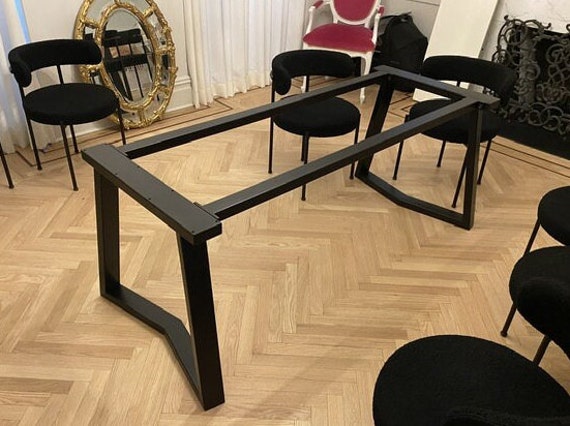 Sturdy Metal Trapezoidal Table Legs Unwavering SUPPORT and Durability YAKO BASE Etsy