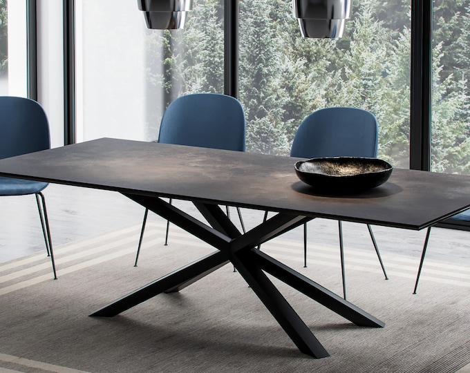 The Haven Full-frame Table Base H-shaped Leg Dining, Counter and Bar ...