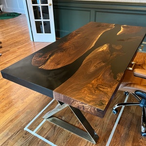 Modern Desk Legs Home Office Desk With Metal Legs. Dining Steel Legs X ...