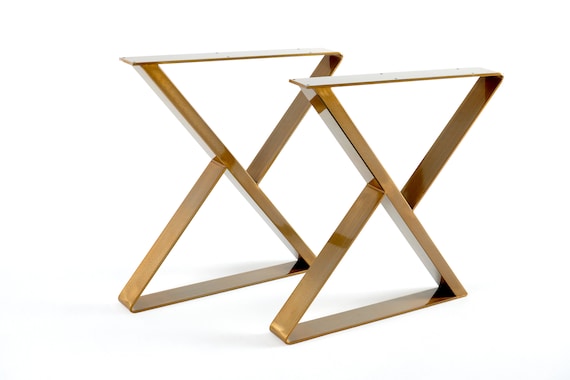 Modern Metal Table Legs Steel Dining Table Legs set of 2 - Etsy